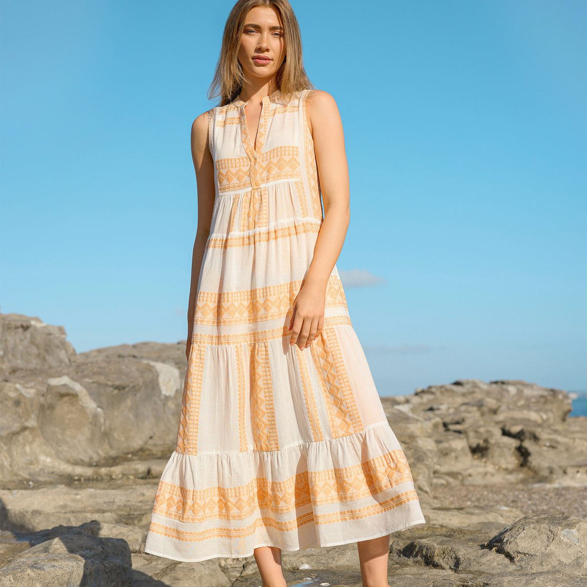 Barbados Dress - Golden Sands – Stella+Gemma-AU