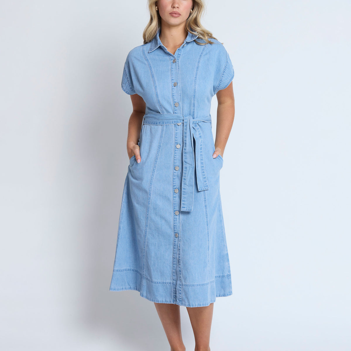 Duke Dress - Light Wash – Stella+Gemma-AU