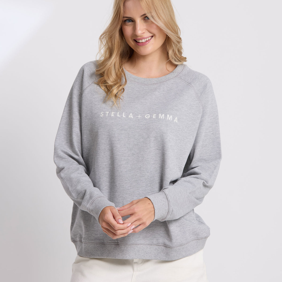 Classic Sweat - Grey Marle – Stella+Gemma-AU