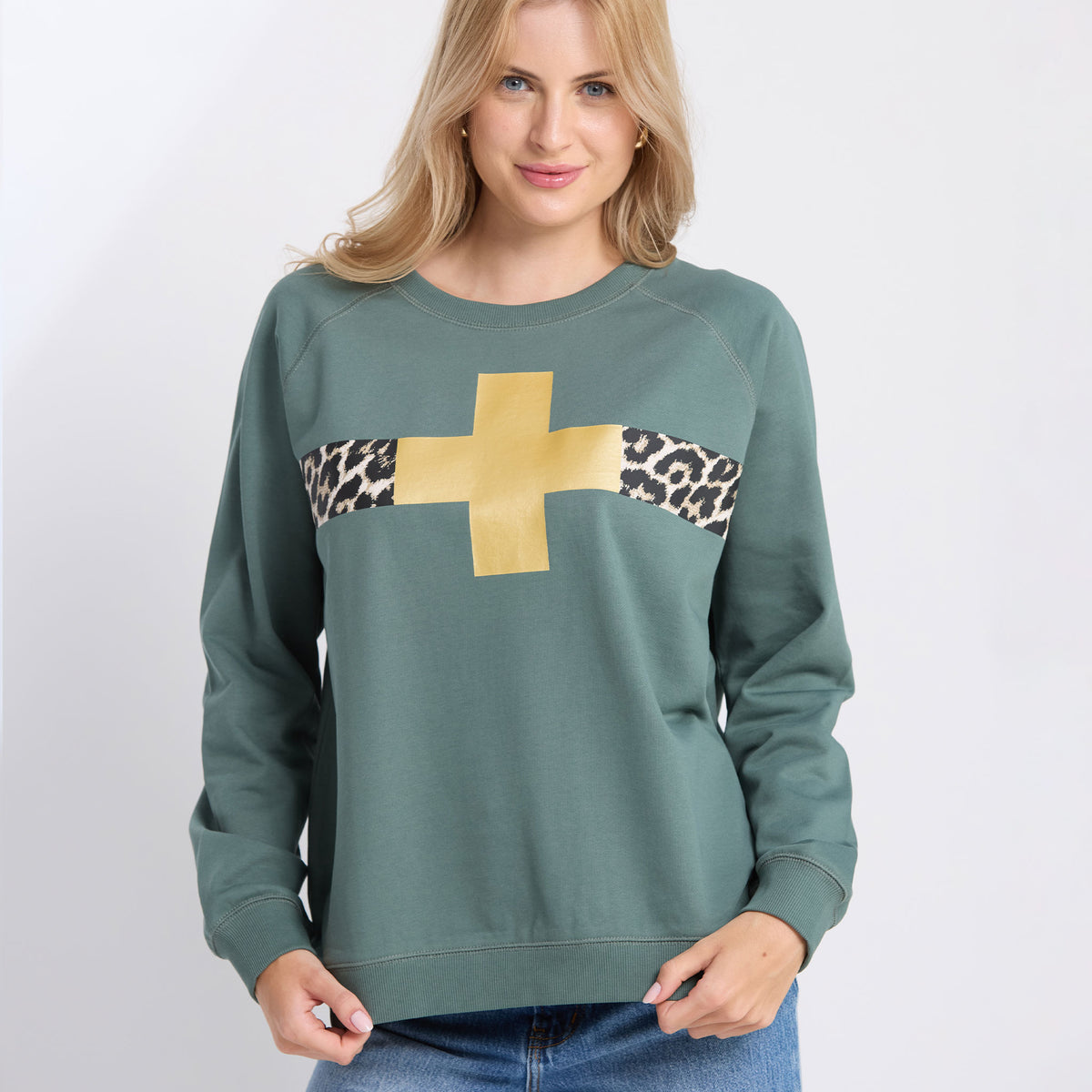 Classic Sweat Star Crossed - Moss – Stella+Gemma-AU