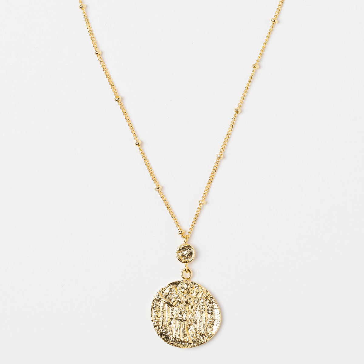 Necklace - Angel Beaten Pendant – Stella+Gemma-AU